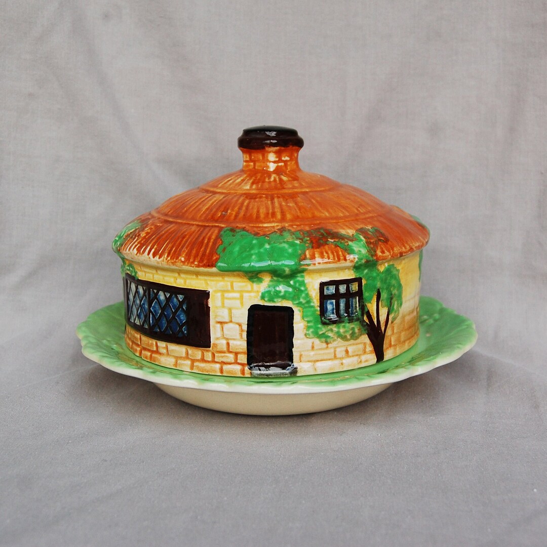 Vintage Beswick Cottage Ware Butter or Cheese Dish, Beswick Ware ...