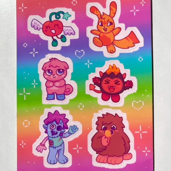 Moshi Monster Sticker - Etsy