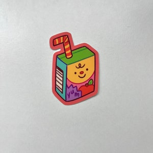 Juice Box Sticker - Etsy