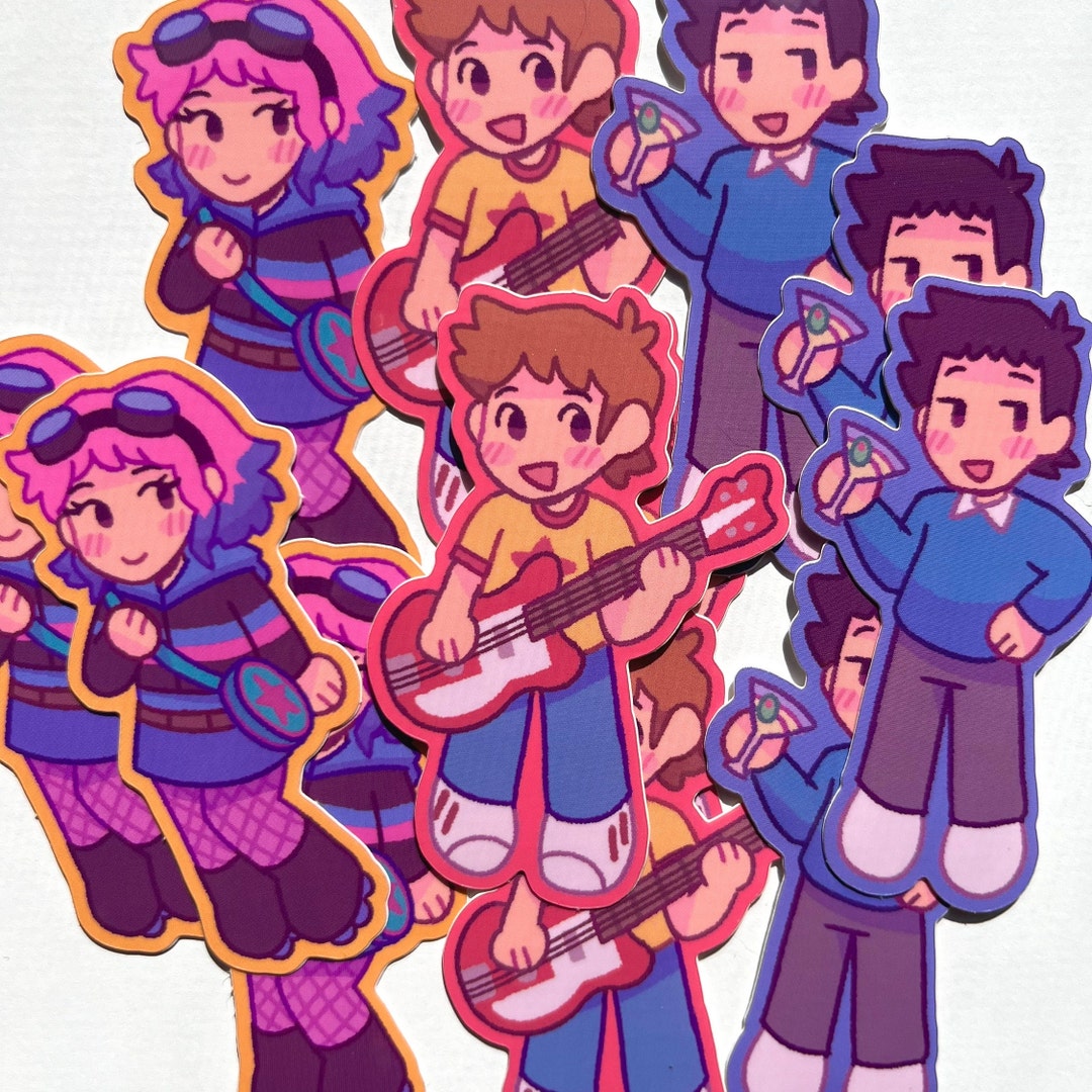 Scott Pilgrim and Friends Stickers - Etsy
