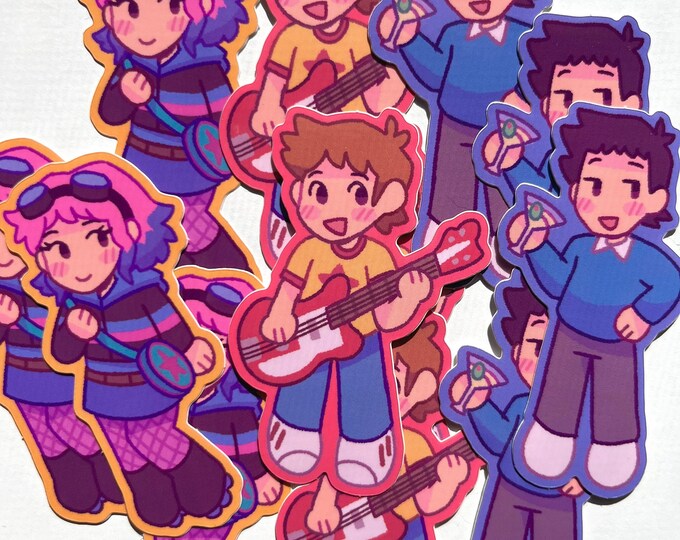 Scott Pilgrim and Friends Stickers! - Etsy