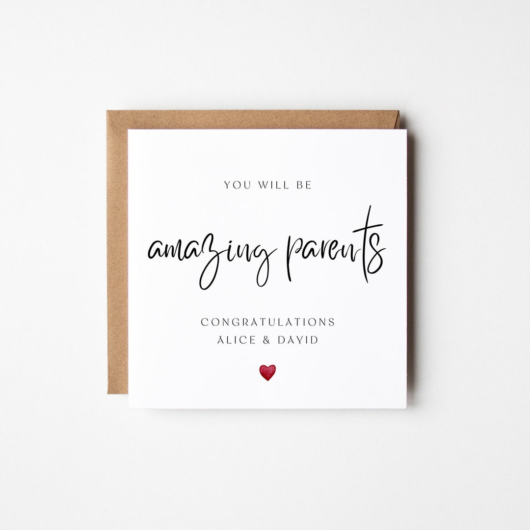 PRINTABLE Pregnancy Congratulation Card, Personalised Name, Amazing ...