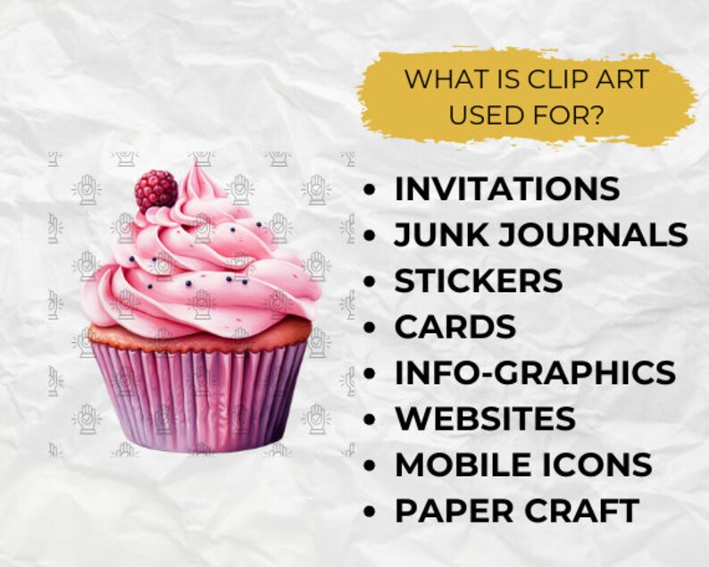 Cupcakes Clip Art Birthday Girl Clip Art Party for Her - Etsy