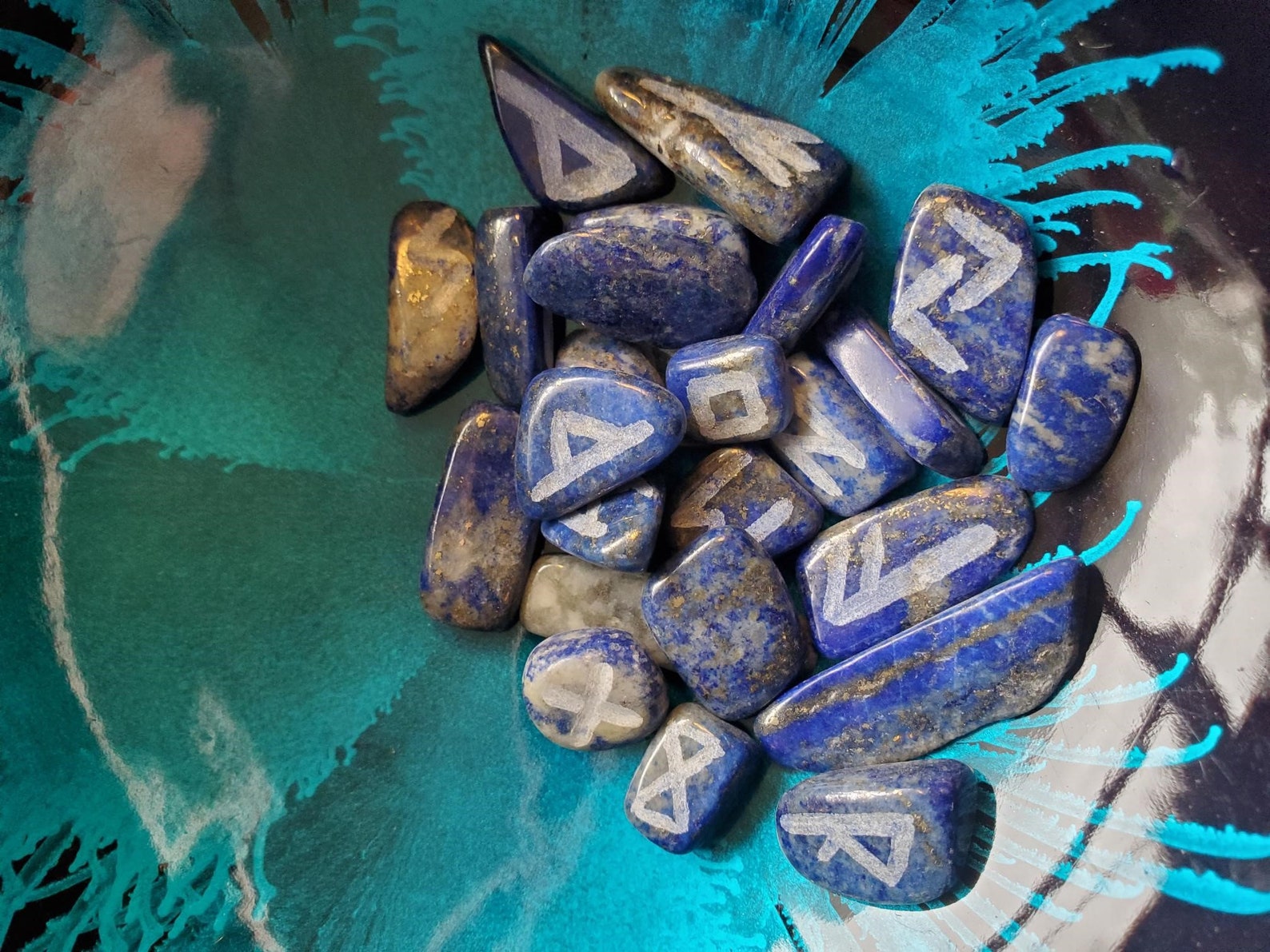 Lapis Lazuli Rune Set | Etsy
