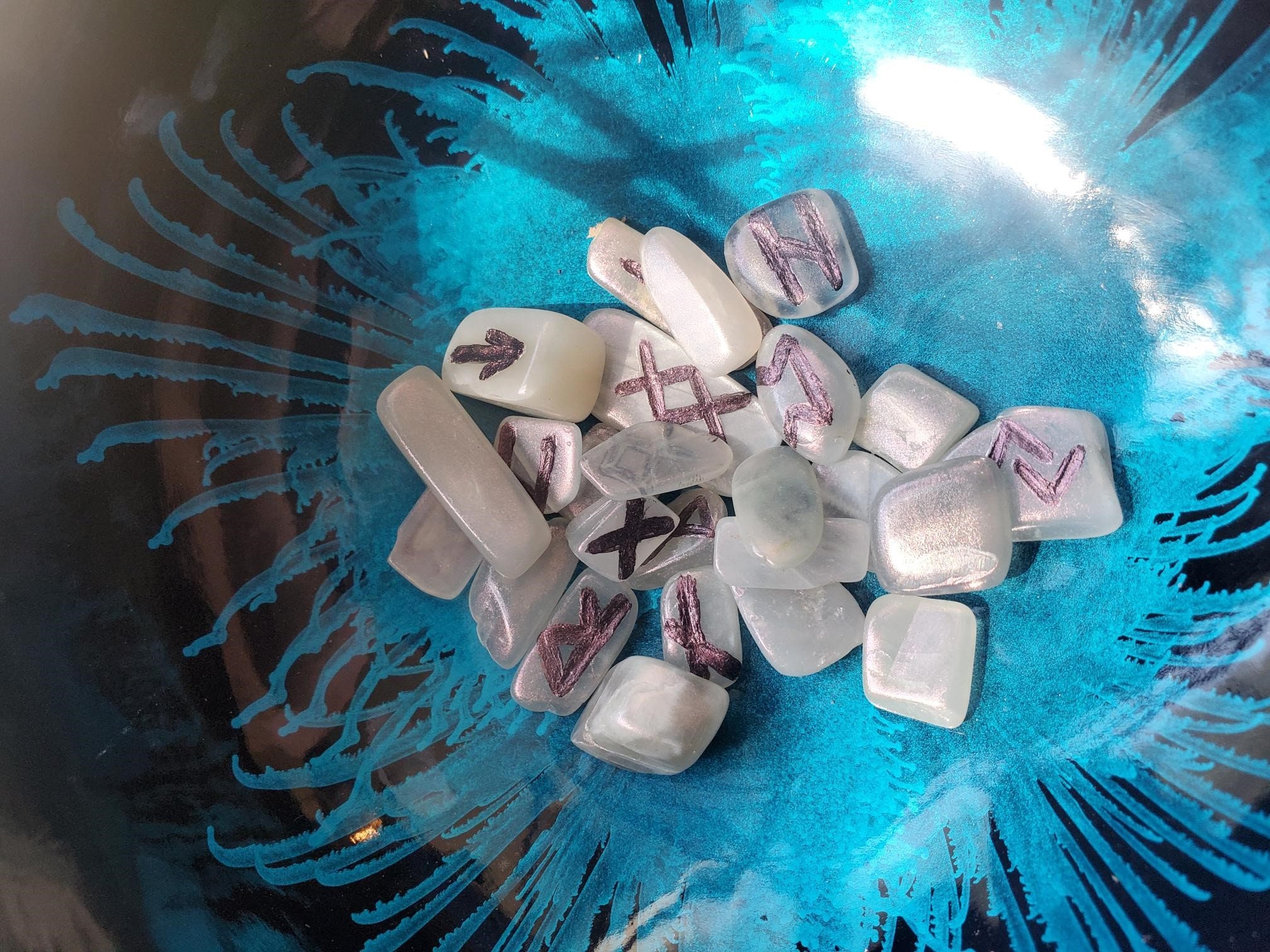 Moonstone Rune Set - Etsy
