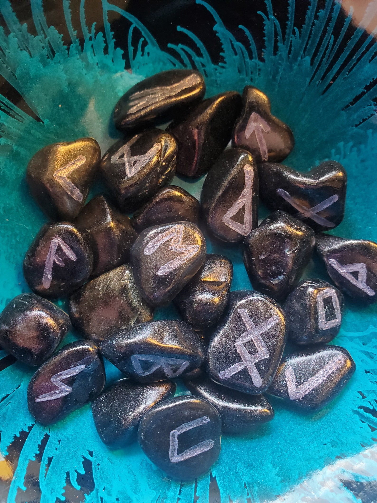 Obsidian Rune Set - Etsy