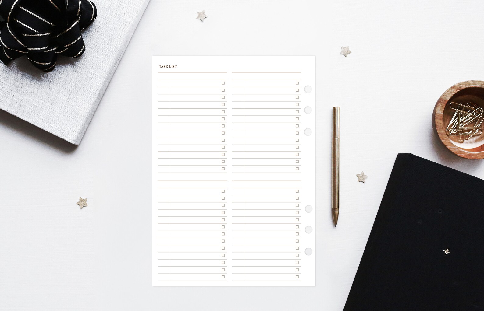 A5 Minimal Task List Printable Template Blank Checklist - Etsy Canada