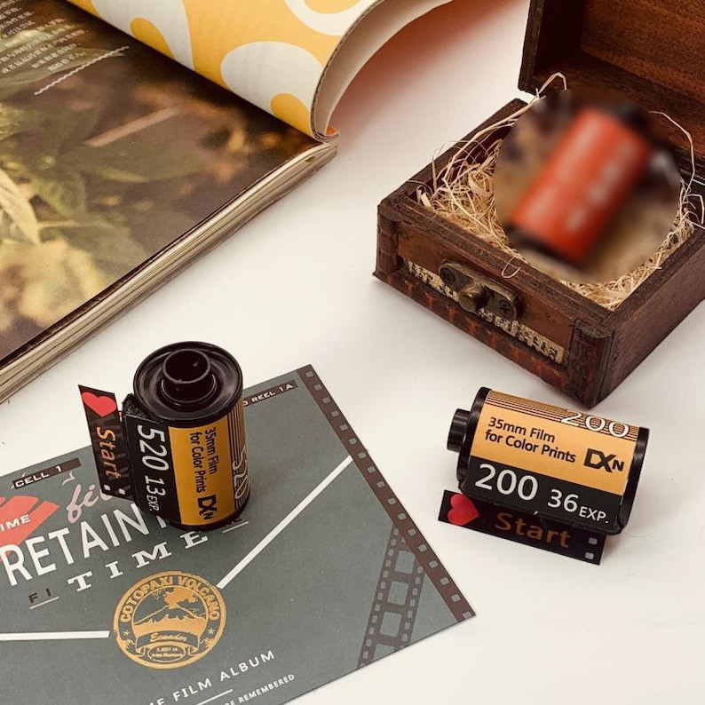 5-40 Personalized Photos Film Roll Keychain Camera Film Roll - Etsy