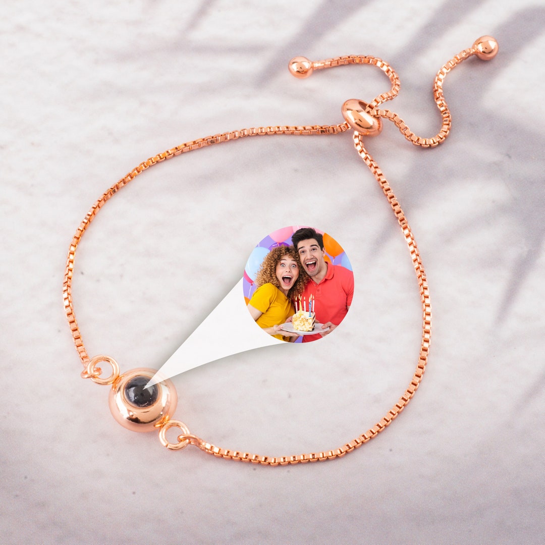 Personalized Photo Projection Bracelet, Custom Photo Bracelets Picture ...