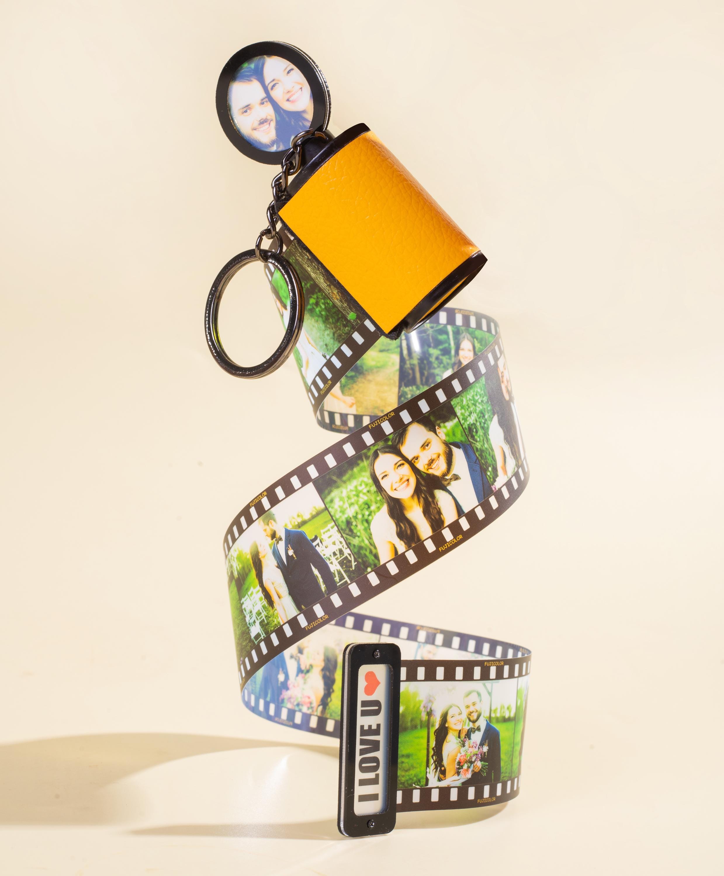 Memory Reel Keychain Custom Photos Film Camera Roll Keychain Film With ...
