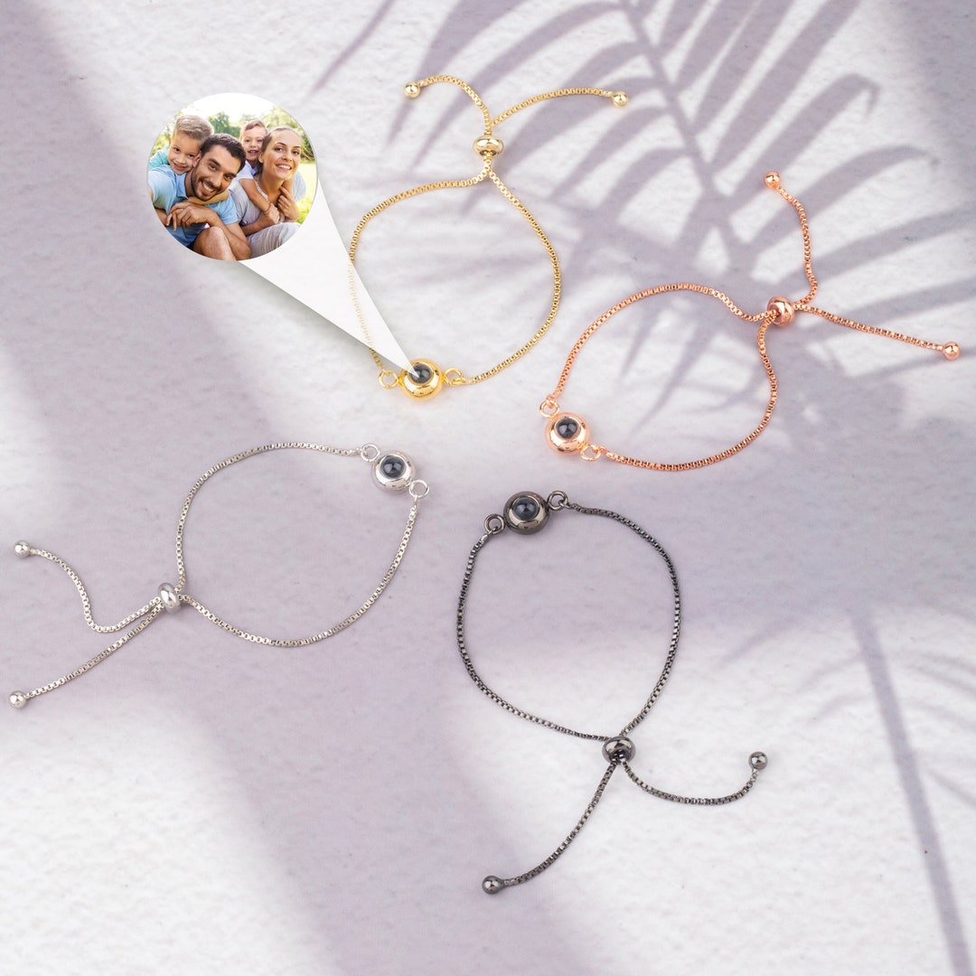 Personalized Photo Projection Bracelet, Photo Bracelets Custom Picture ...