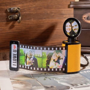 5-40 Photos Film Roll Keychain, Camera Film Roll Keyring, Custom Photo ...