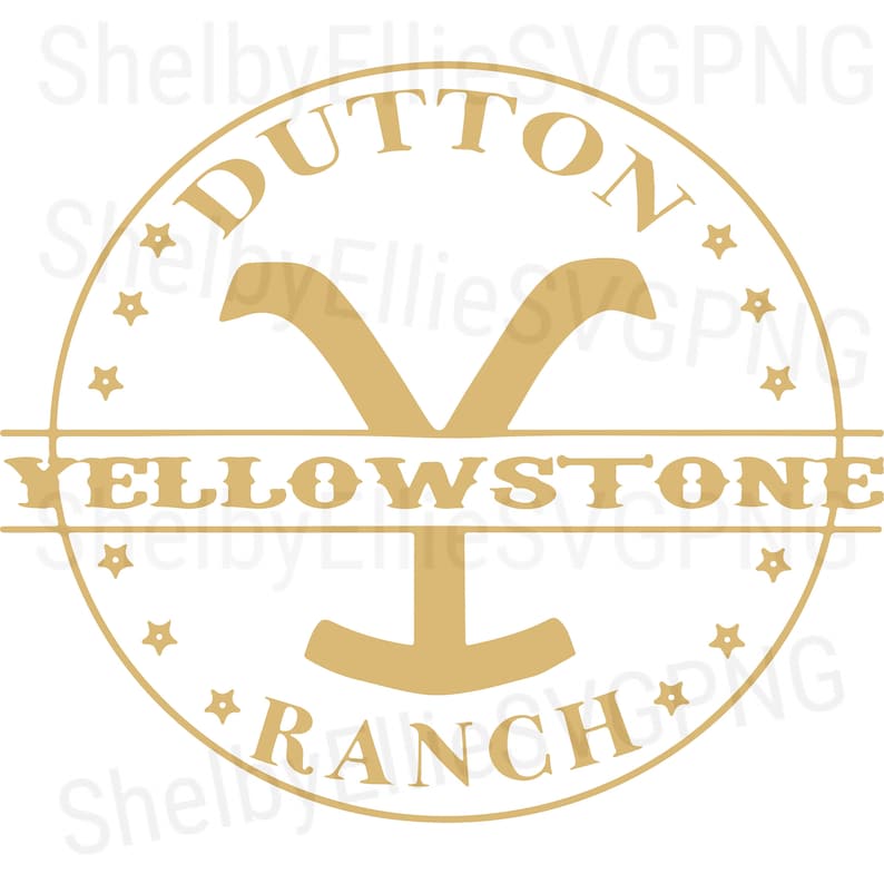 Yellowstone Tv Show Tv Series Logo Emblem Svg Png Digital File | Etsy