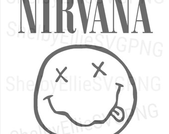 Nirvana Svg | Etsy