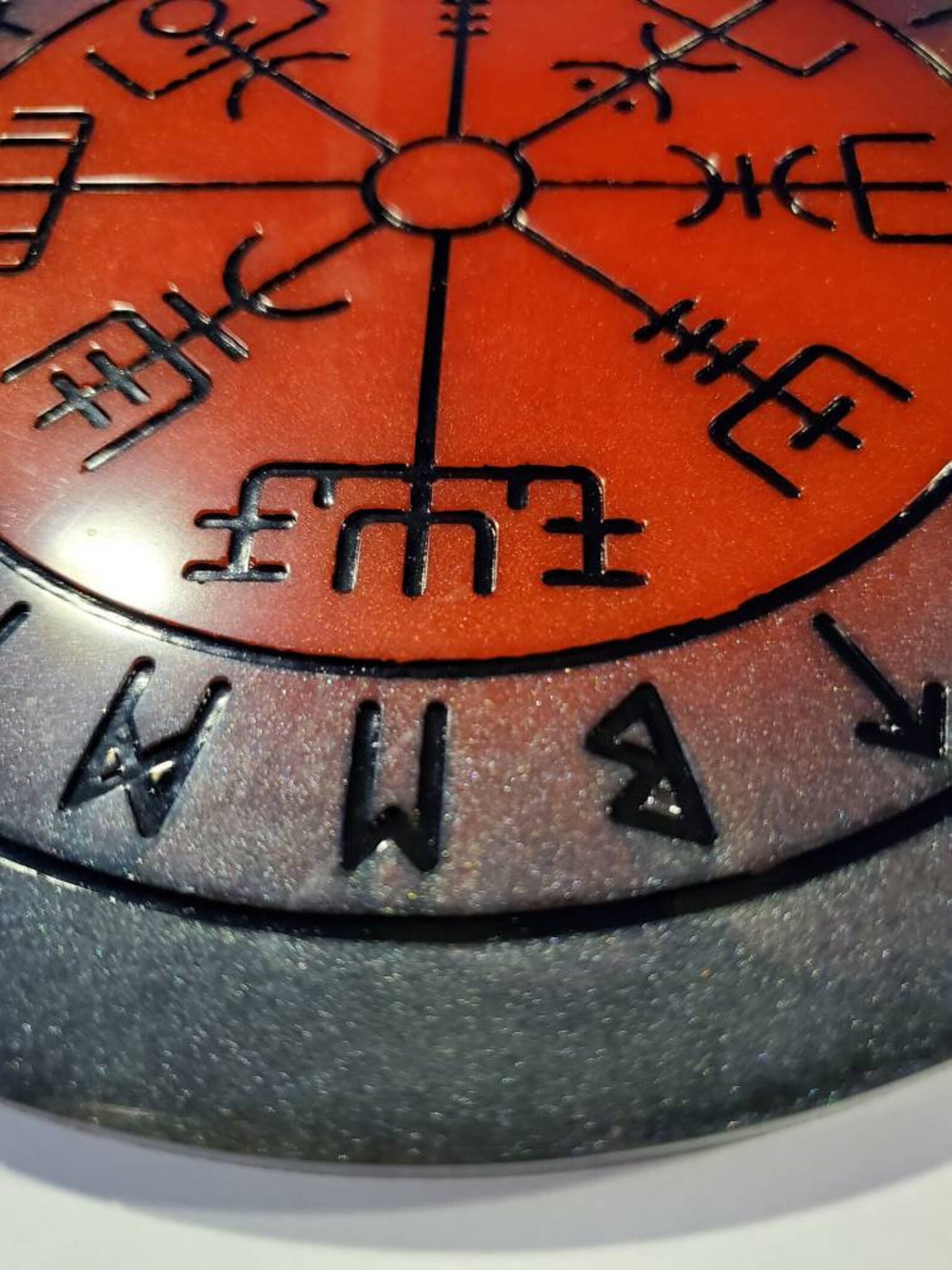 Vegvisir Viking Norse Compass Runic Divination Odin Pagan Altar Tool - Etsy