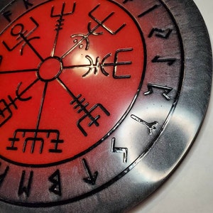 Vegvisir Viking Norse Compass Runic Divination Odin Pagan Altar Tool - Etsy