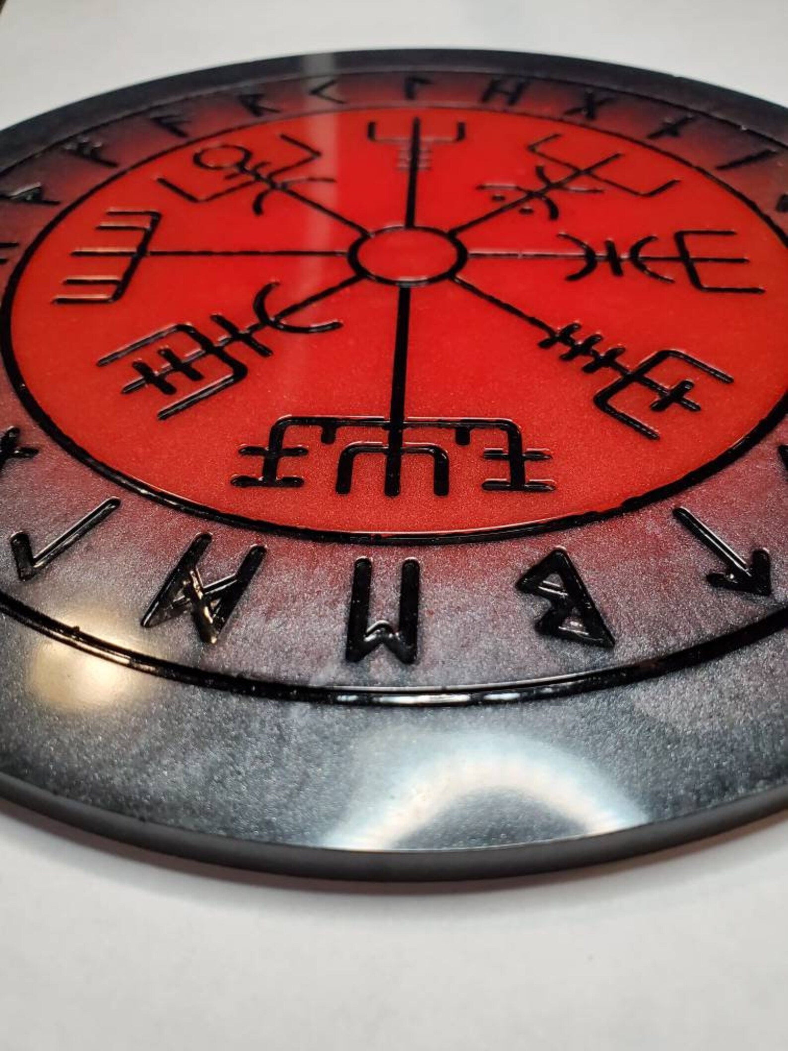 Vegvisir Viking Norse Compass Runic Divination Odin Pagan Altar Tool - Etsy