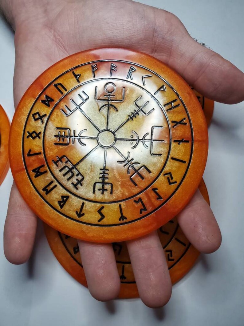 Vegvisir Viking Norse Compass Norse Runic Divination Altar - Etsy