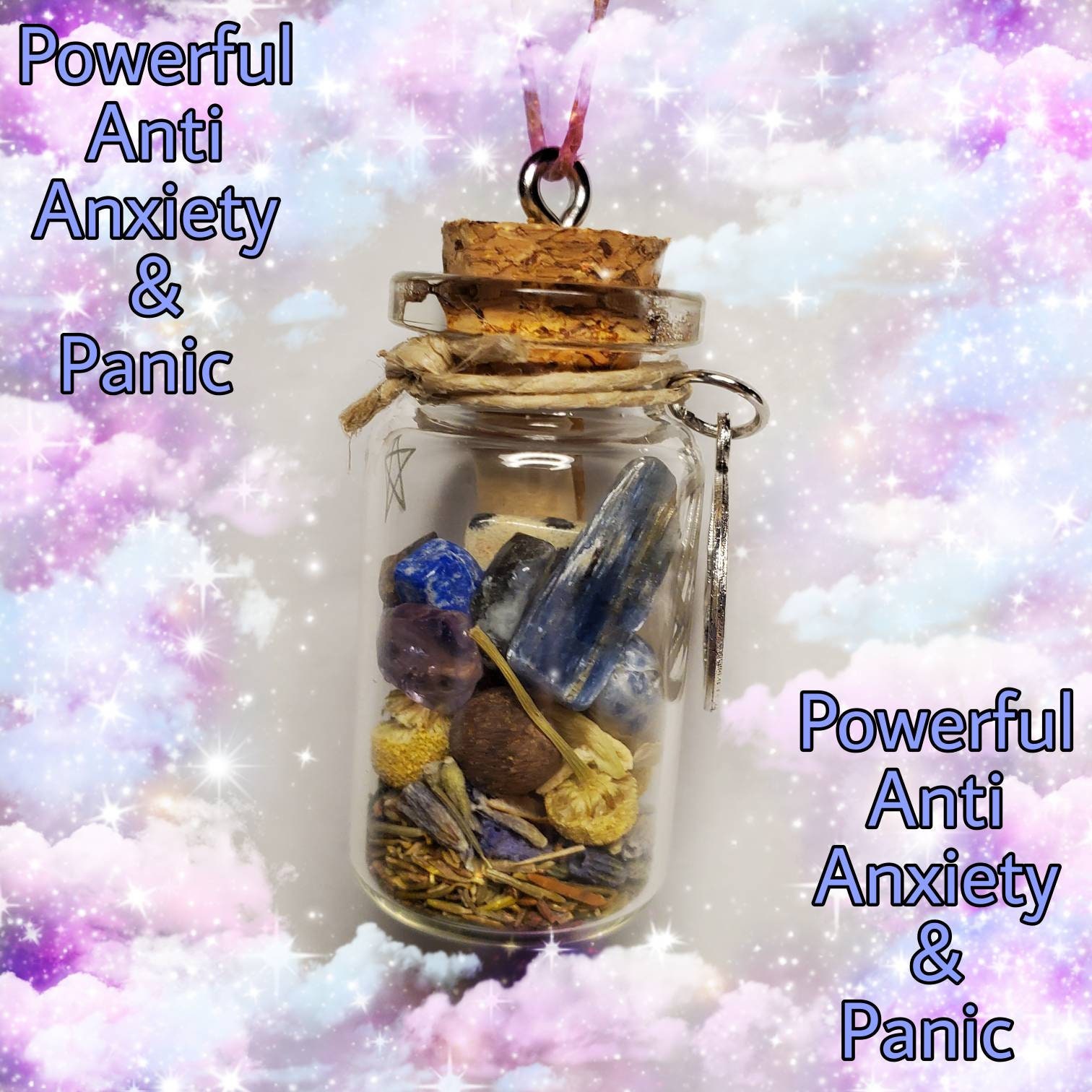 Anti Anxiety Spell Jar and Calming Panic Spell Jar Healing - Etsy