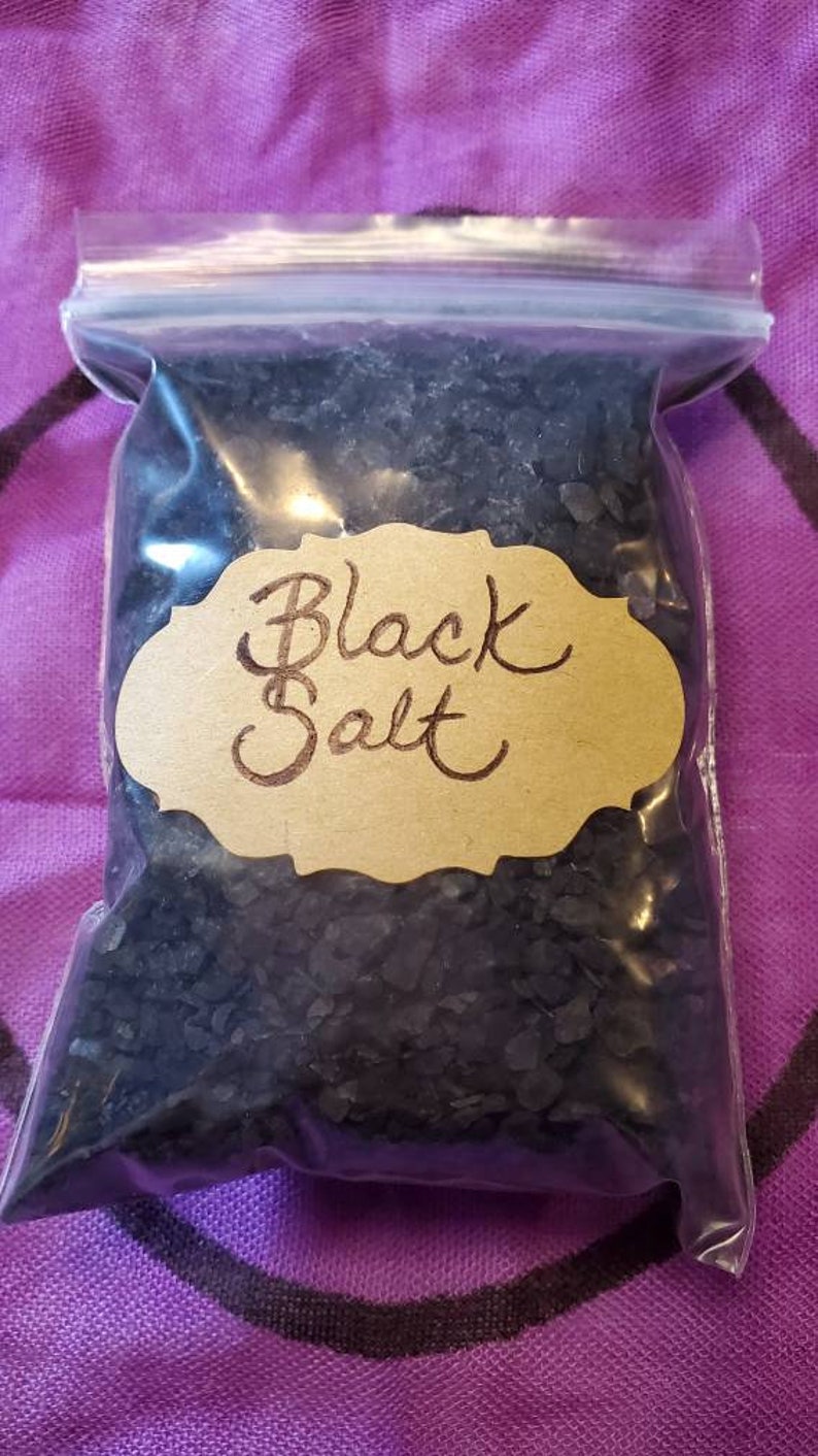 Black Salt Ritual Salt Protection Salt Spell Salt Special - Etsy