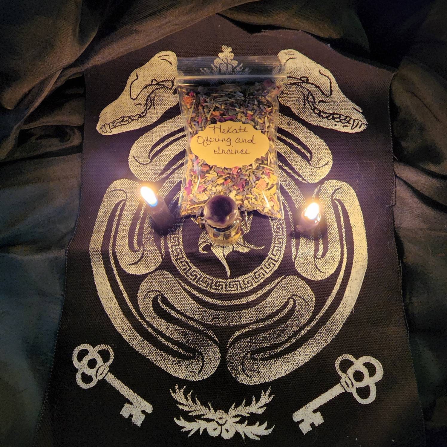 Hekate Hecate Invoking Spell Jar Hecate Herbs for Offering and - Etsy