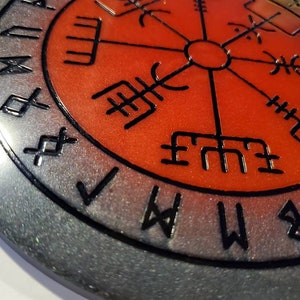 Vegvisir Viking Norse Compass Runic Divination Odin Pagan Altar Tool - Etsy