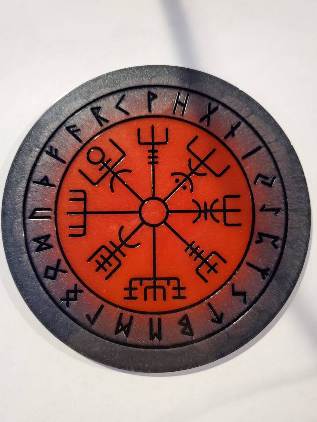 Vegvisir Viking Norse Compass Runic Divination Odin Pagan Altar Tool - Etsy