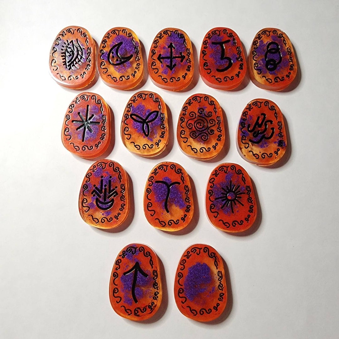 Witch Runes Pagan Runes Divination Runes Fortune Telling - Etsy