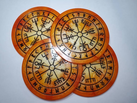 Vegvisir Viking Norse Compass Norse Runic Divination Altar | Etsy