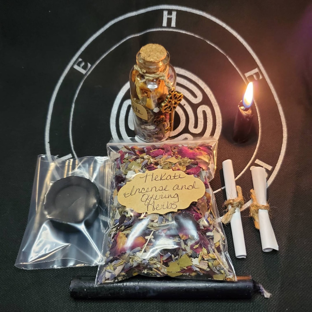 Hekate Hecate Invoking Ritual Kit Hecate Offering Herbs Spells Hecate ...