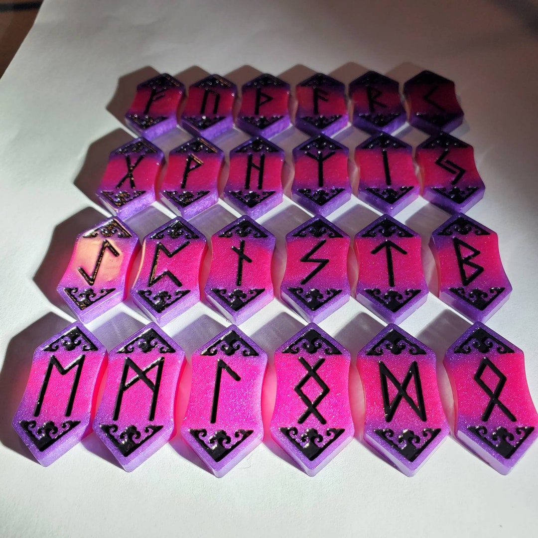 Runes Elder Futhark Runes Divination Runic Norse Futhark Altar Tools ...