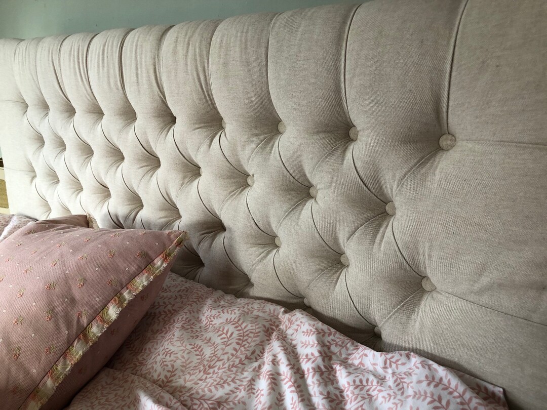 Deep Buttoned Double Headboard - Etsy