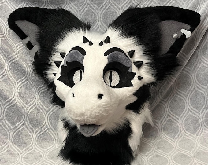 Premade Gothic Dutch Angel Dragon Fursuit Head - Etsy