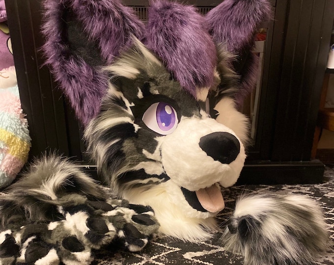 Lexi the Mutt Premade Fursuit Mini Partial - Etsy