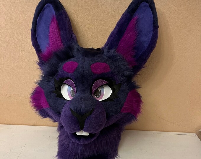Premade Violet Bunny Fursuit Head - Etsy