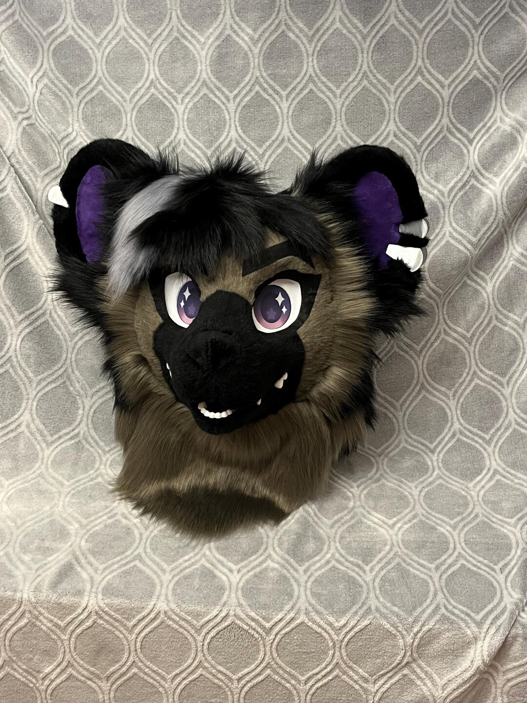 Premade Emo Hyena Fursuit Head - Etsy UK