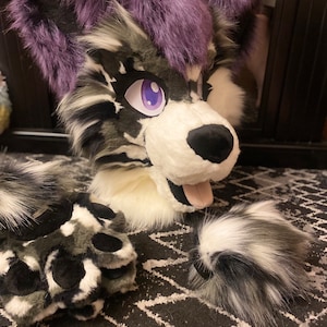 Lexi the Mutt Premade Fursuit Mini Partial - Etsy