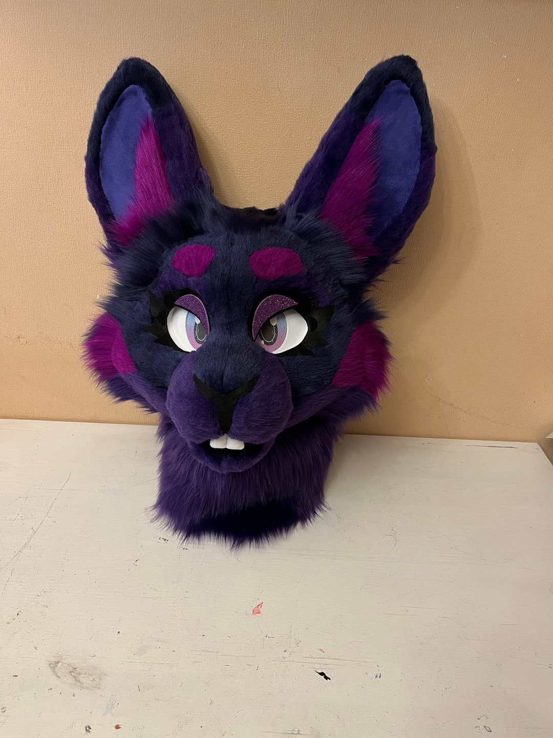 Premade Violet Bunny Fursuit Head - Etsy