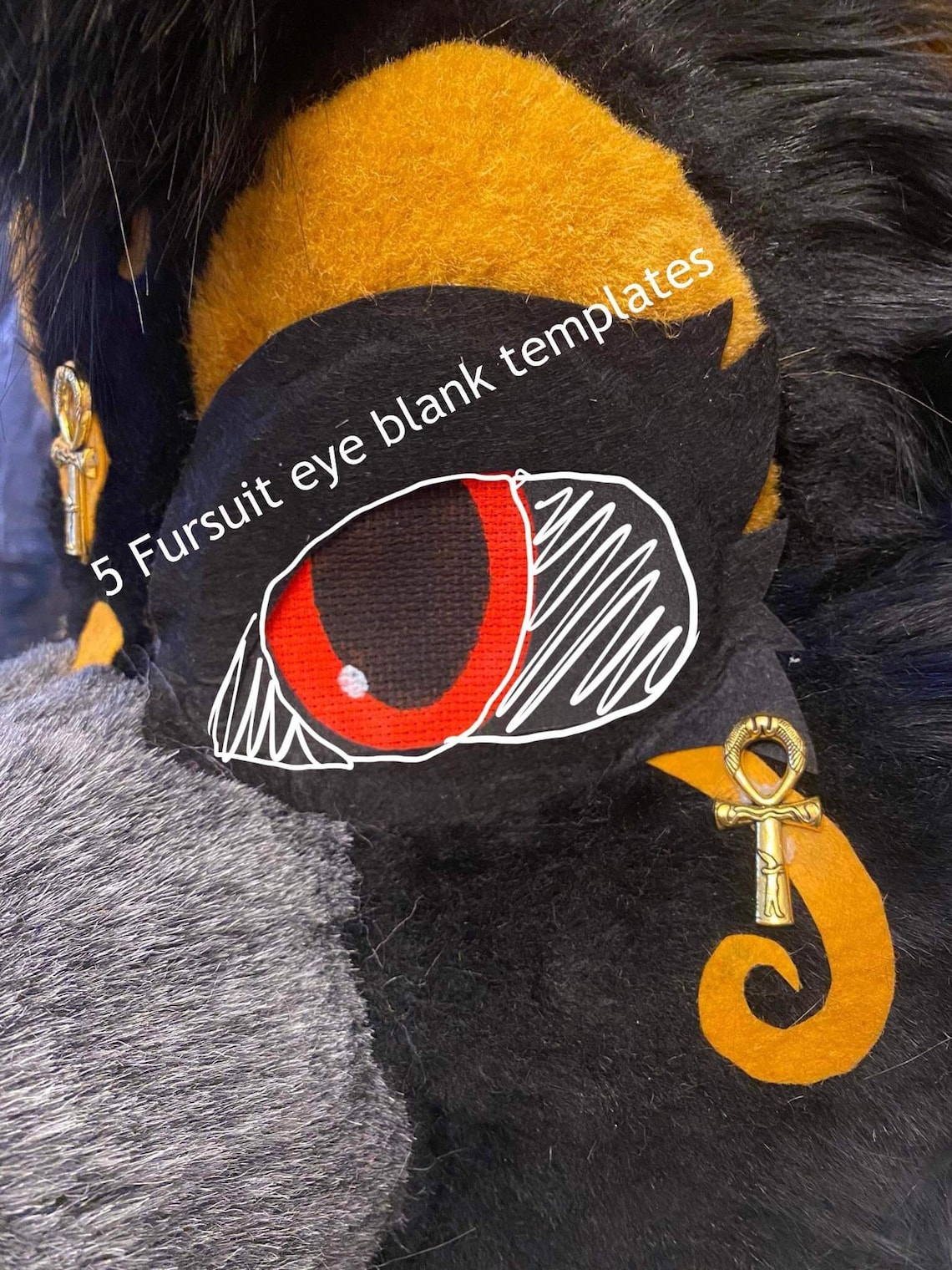5 Digital Fursuit Eye Blank Templates - Etsy