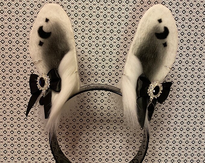 White Gothic Bunny Ears - Etsy