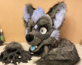 Premade Digitigrade Demon Wolf Fursuit With Character Rights - Etsy