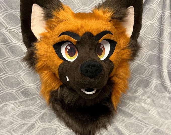 Premade German Shepherd Fursuit Head - Etsy