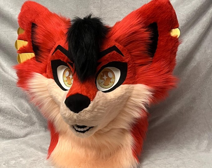 Premade Red Fox Fursuit Head - Etsy