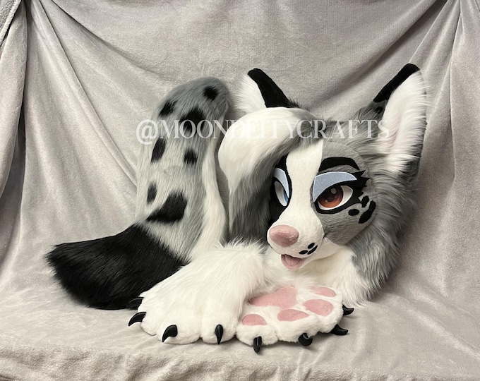 Premade Border Collie Fursuit Mini Partial - Etsy