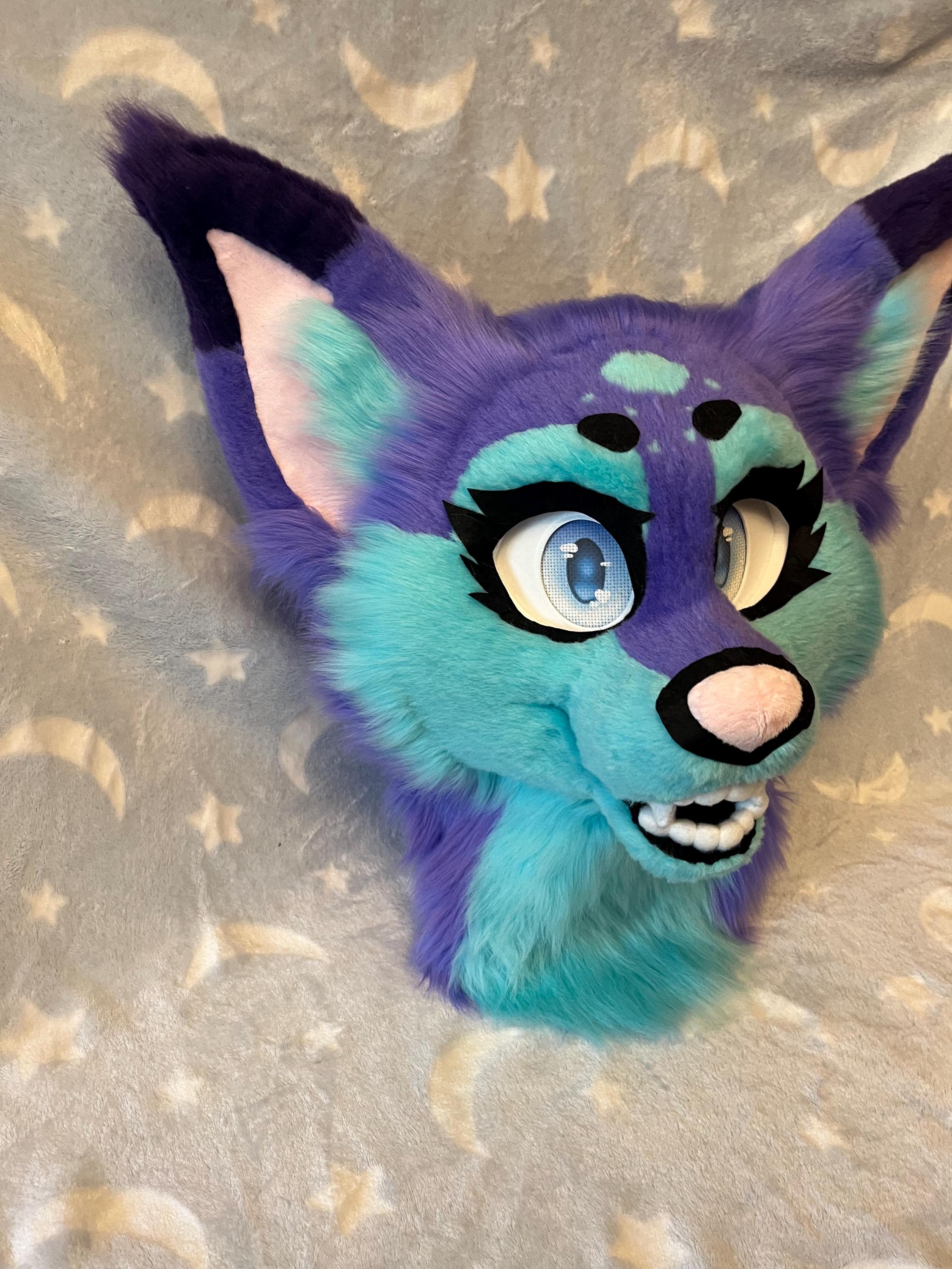 Premade Pandora the Fox Fursuit Head - Etsy