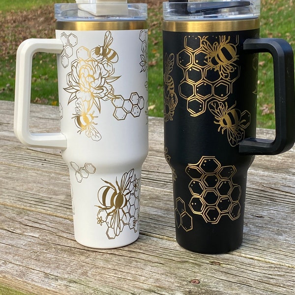 Bumble Bee Stanley Tumbler - Etsy