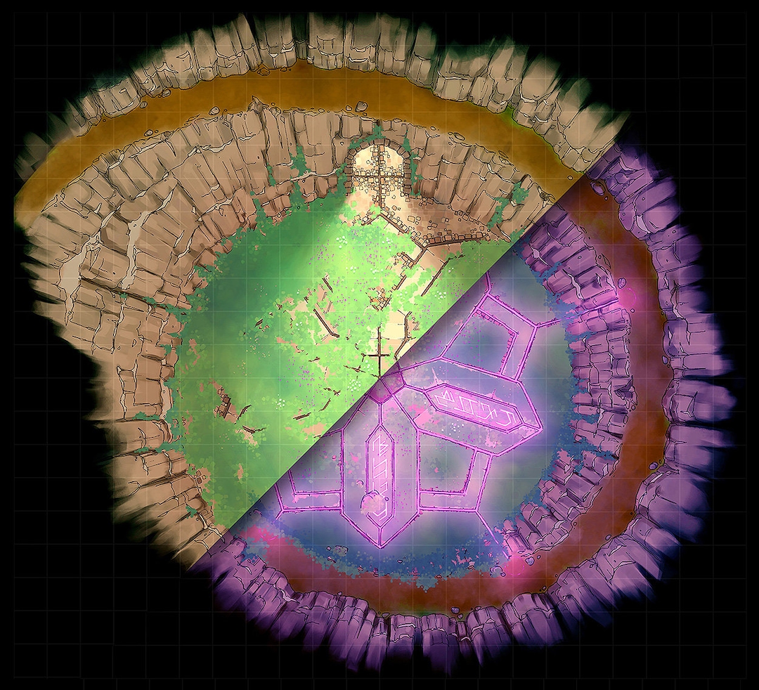 Digital RPG Battlemap - Arcane Vault - Etsy