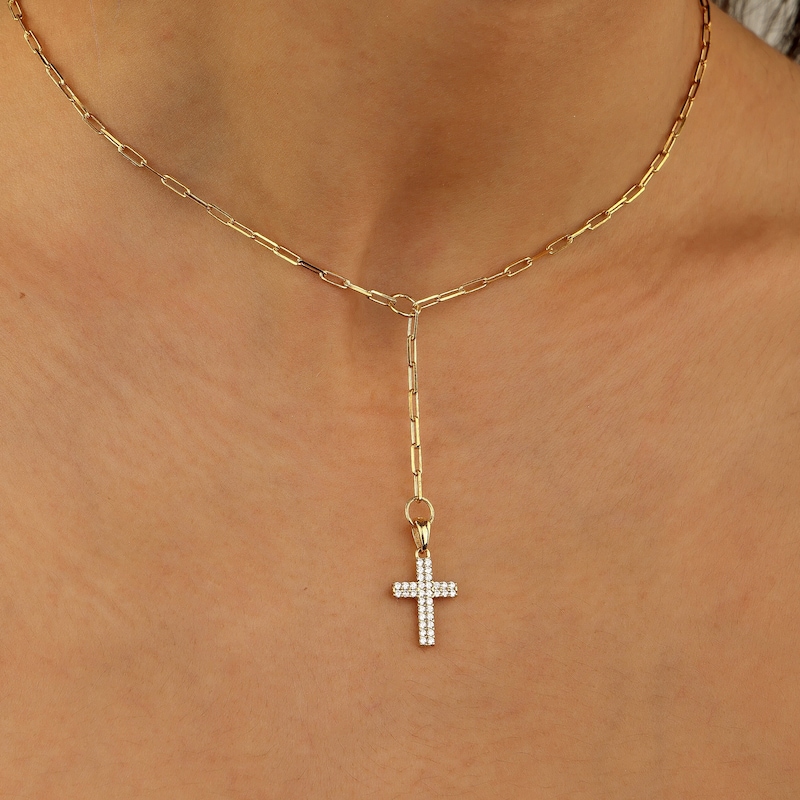 Cross Chain Necklace - Etsy