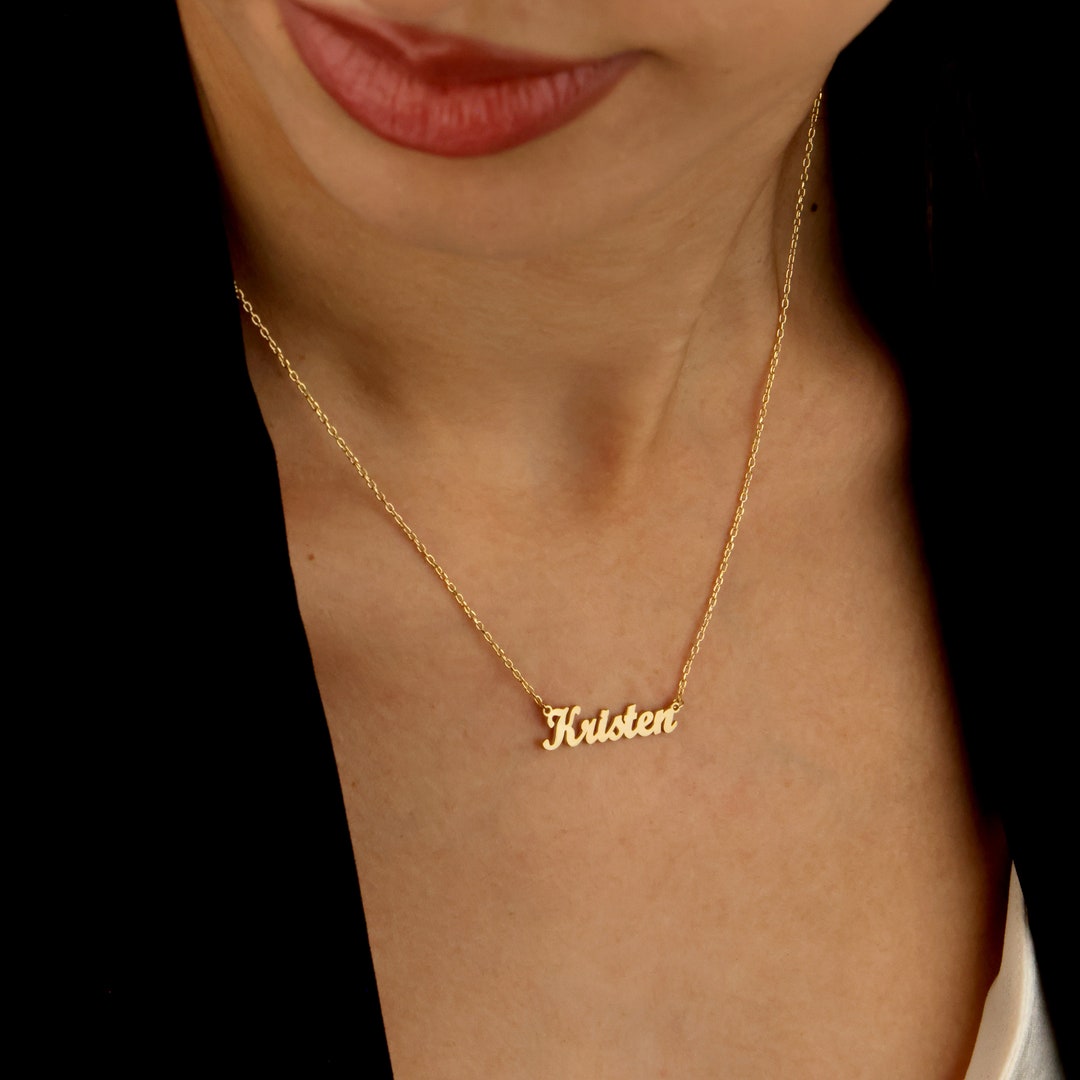 Dainty Name Necklace for Woman, Name Necklace, Personalized Name ...