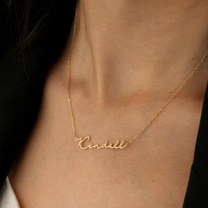 Custom Signature Necklace, SIGNATURE Handwritten Necklace, HANDWRITTEN ...